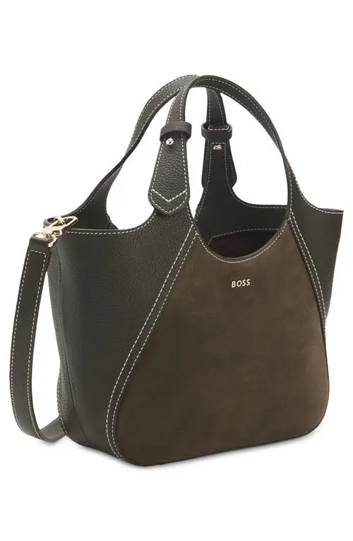 Hugo Small Lenah Suede Tote