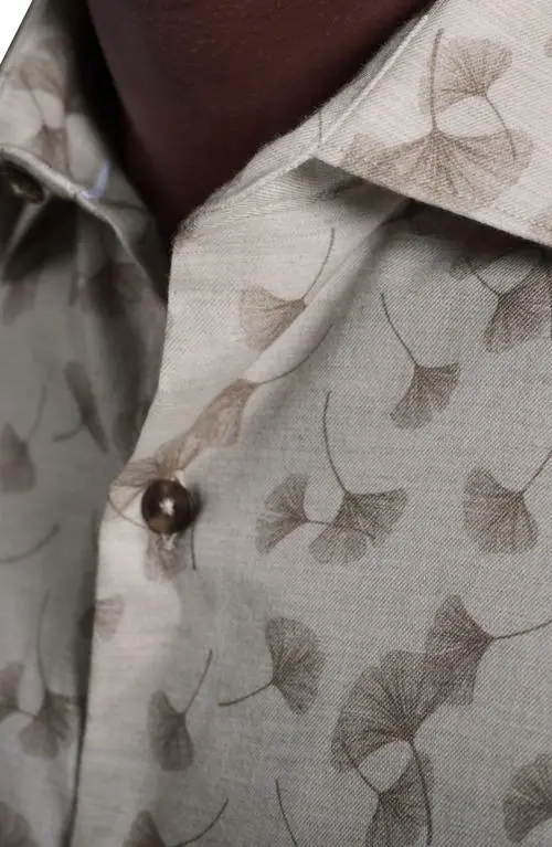 Bugatchi Axel Shaped Fit Floral Button-up Shirt