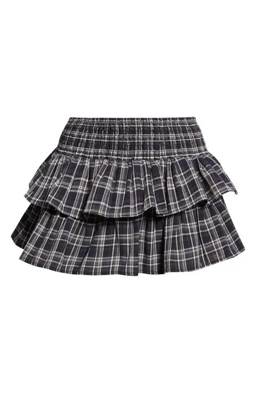 PACSUN Plaid Tiered Skort
