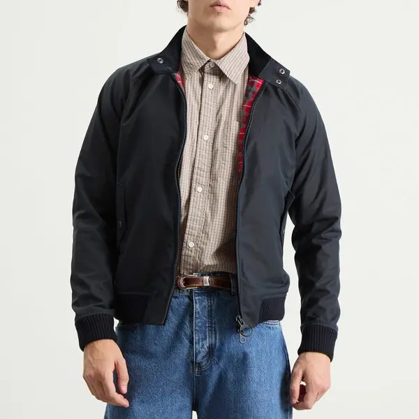Barbour X Baracuta Porton Wax Jacket - Navy