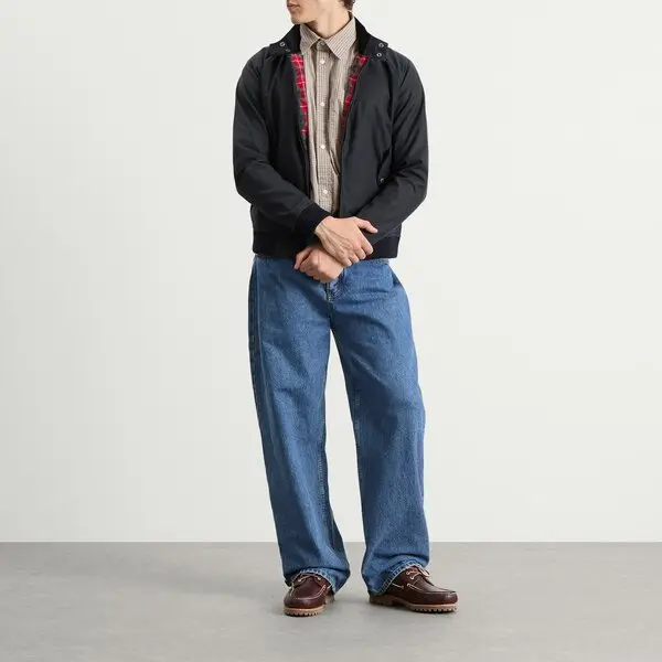 Barbour X Baracuta Porton Wax Jacket - Navy