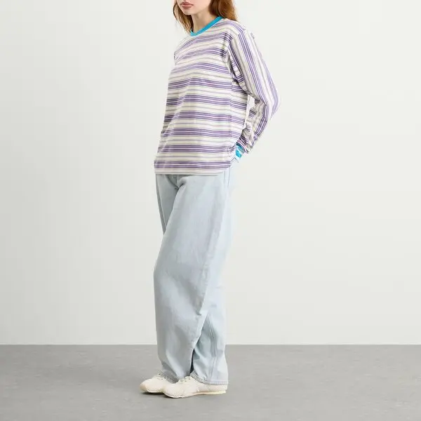 FRUITY BOOTY Stripe Long Sleeve Top
