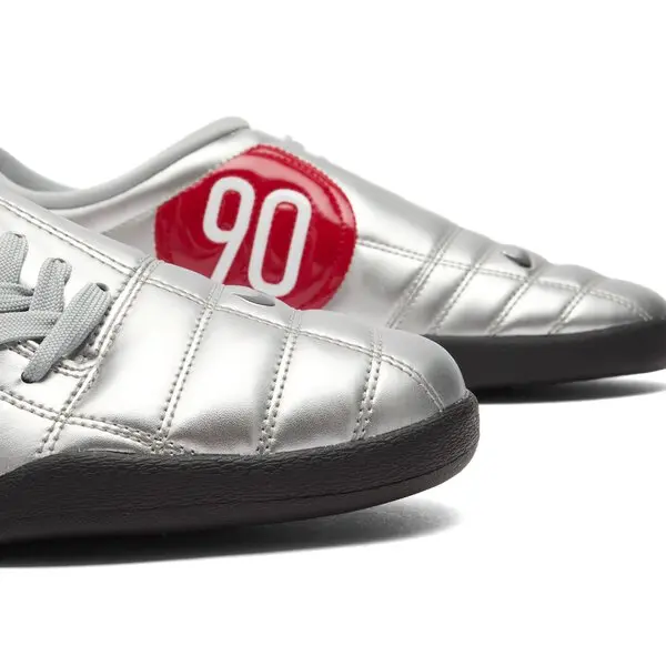 Nike T90 Mtlc W Sneaker - Silver/black/red