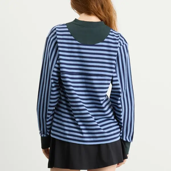 FRUITY BOOTY Stripe Long Sleeve Top