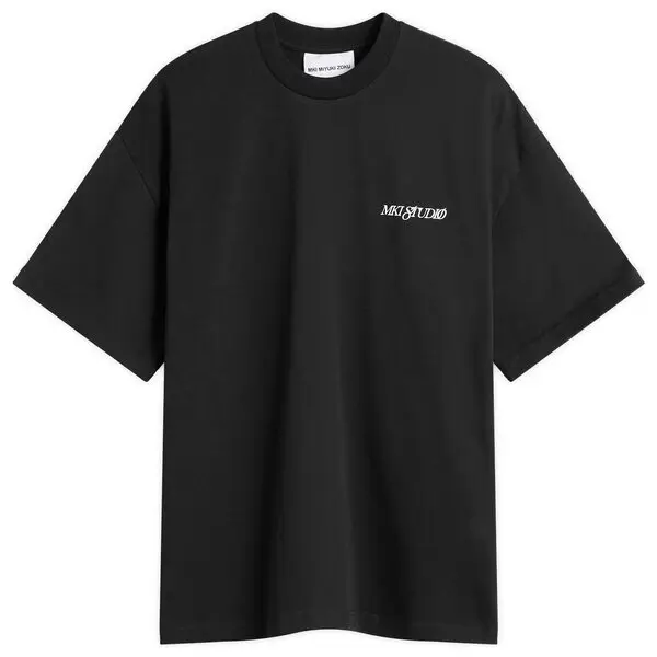 MKI MIYUKI ZOKU Script T-shirt - Black