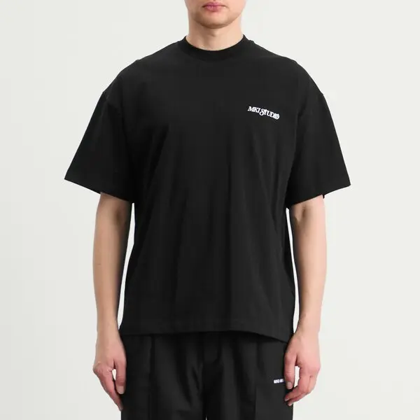 MKI MIYUKI ZOKU Script T-shirt - Black