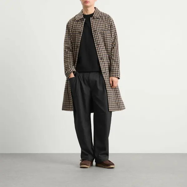 Universal Works Cortina Tweed Long Swing Coat