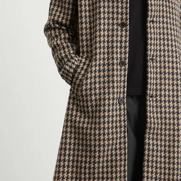 Universal Works Cortina Tweed Long Swing Coat