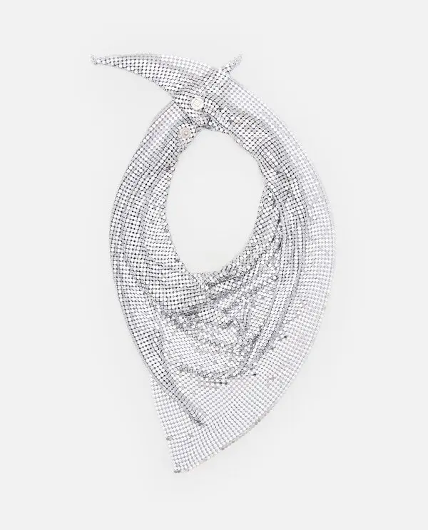 Rabanne Pixel Scarf - Silver