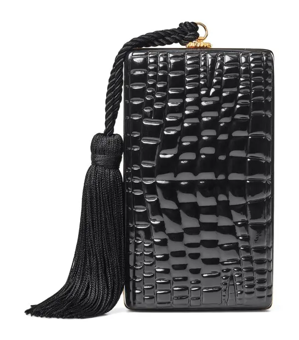 ASPINAL OF LONDON Paloma Box Clutch Bag - Black