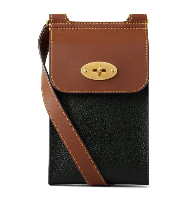 Mulberry Leather Mini Antony Pouch - Black