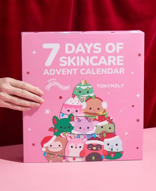 TONYMOLY 7-pc. Squishmallows 2025 Holiday Advent Calendar Set