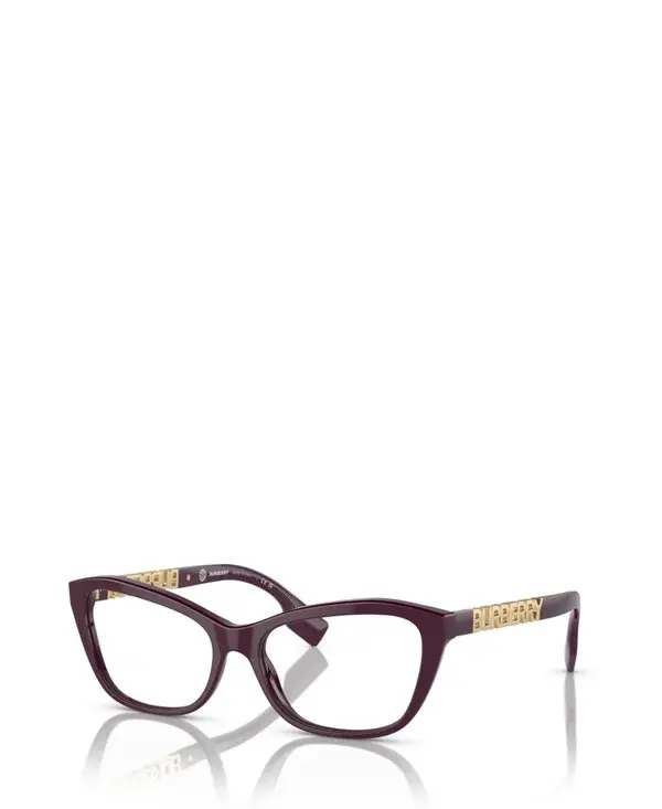 Burberry Cat Eye Eyeglasses - Bordeaux