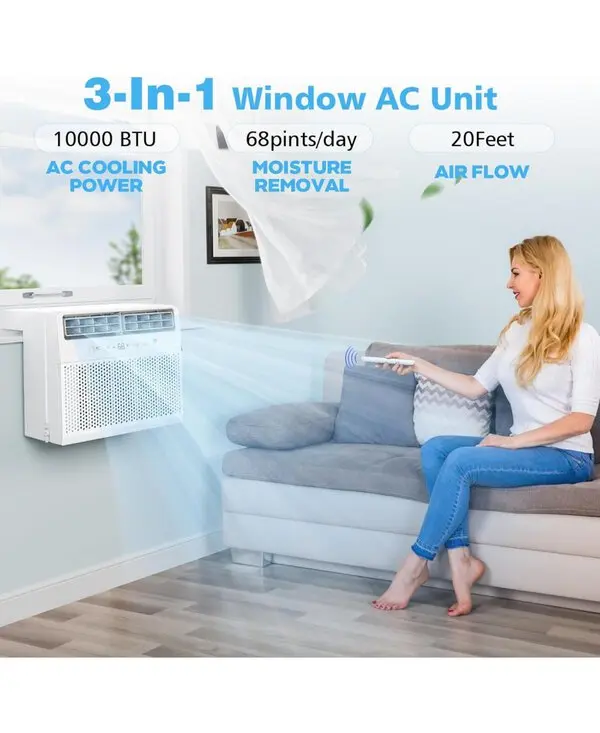 COWSAR Window Air Conditioners With 10000 Btu Capacity