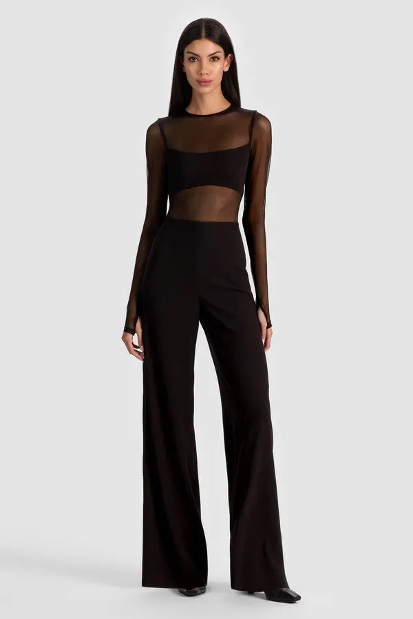 Alice + Olivia Nichol Jumpsuit - Black