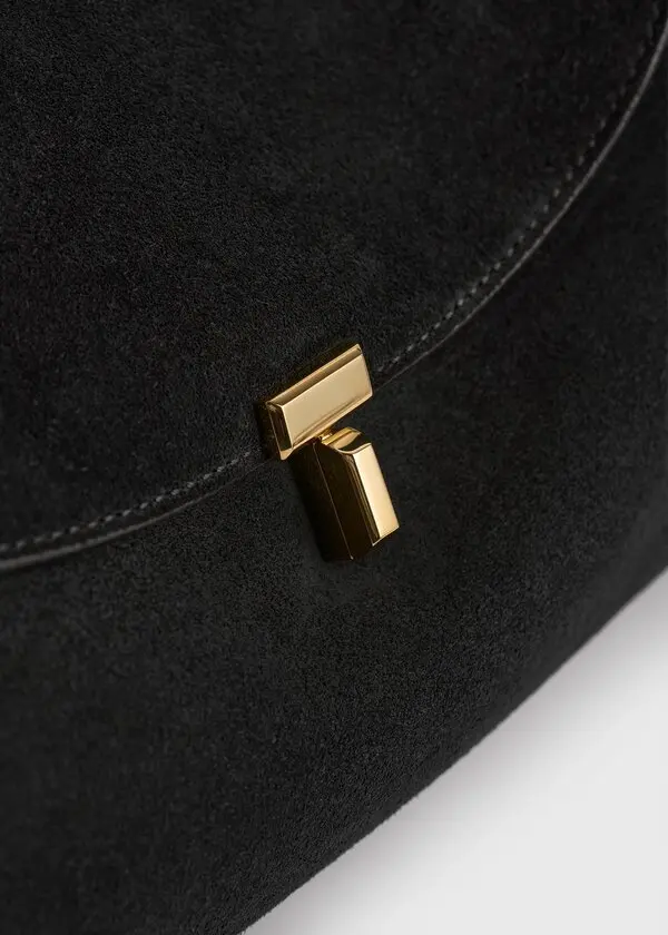 TOTÊME T-lock Suede Satchel