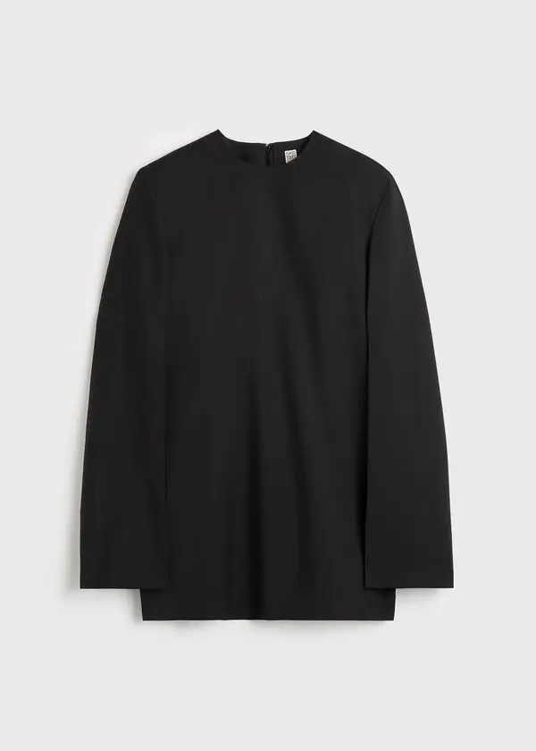 TOTEME Tailored Dinner Long-sleeve Blouse - Black