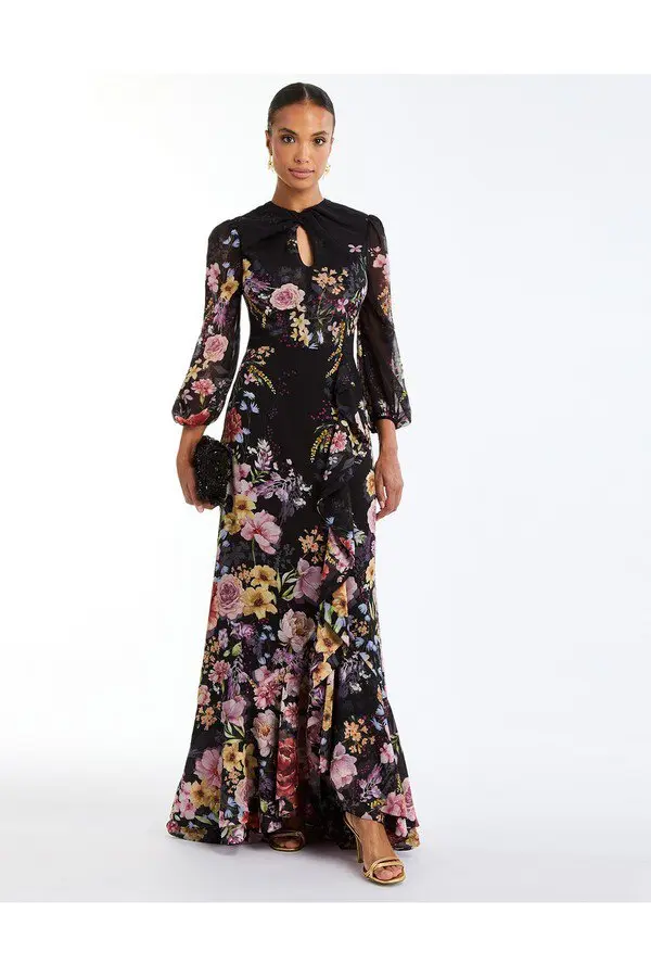 Mestiza New York Ophelia Chiffon Gown - Floral