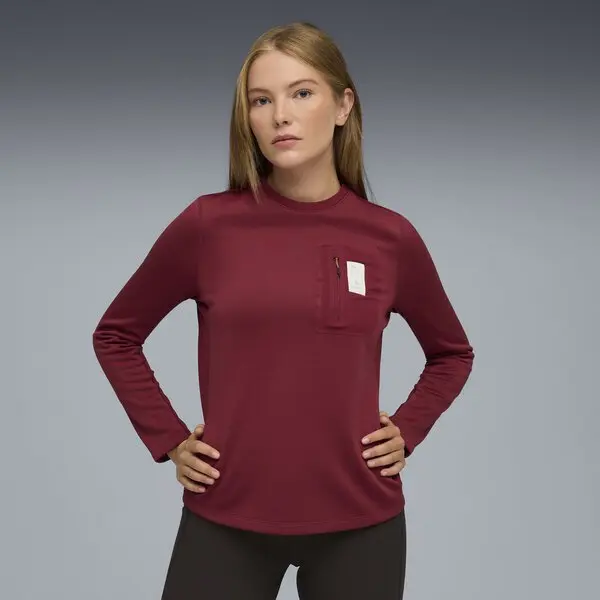 PUMA X Saysky Moisture Wicking Running Sweatshirt