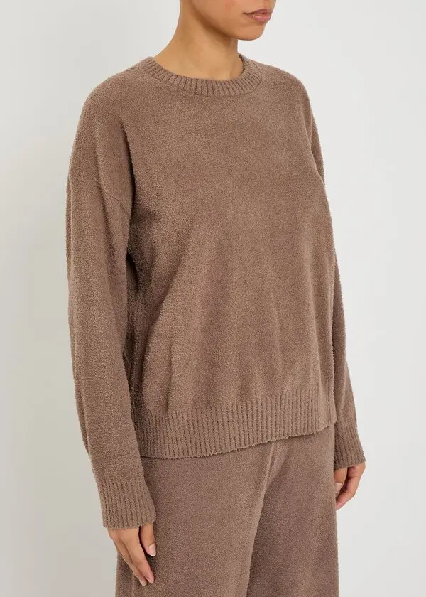 Eberjey Recycled Bouclé Relaxed Fit Sweatshirt