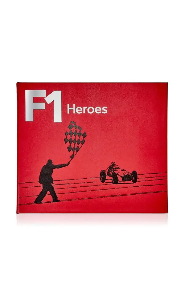 GRAPHIC IMAGE F1 Heroes Leather Hardcover Book
