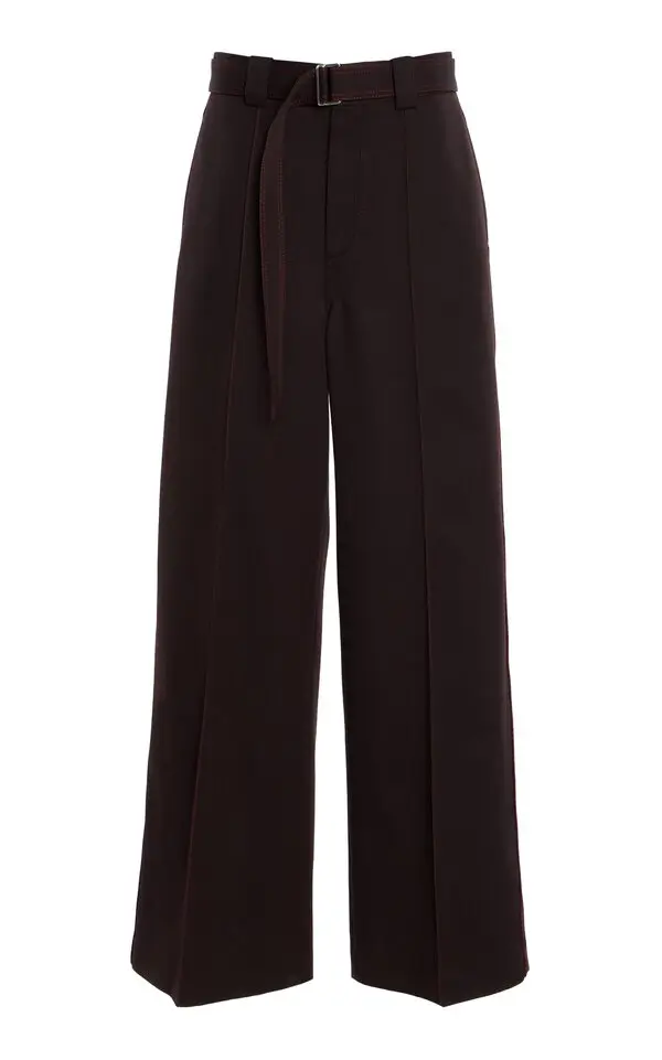 Christopher John Rogers Wool Wide-leg Pants