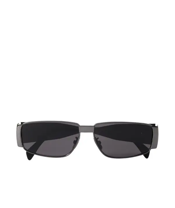 Celine Triomphe Rectangle-frame Sunglasses - Silver