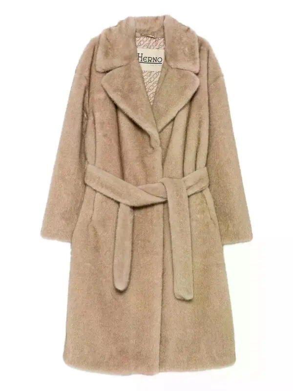 Herno Belted Textured Coat