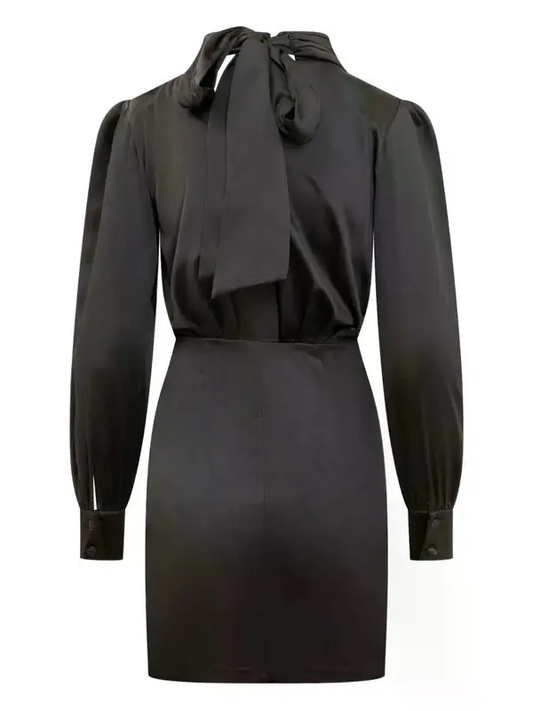 ACTUALEE Rose-detail High-neck Dress