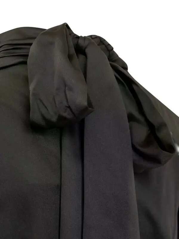 ACTUALEE Rose-detail High-neck Dress