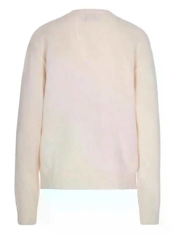 MC2 SAINT BARTH Beaded Crewneck Sweater - Neutrals