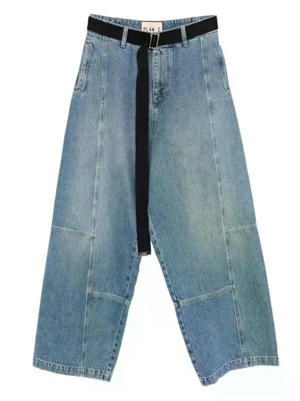 Plan C Belted Jeans