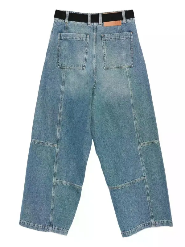 Plan C Belted Jeans