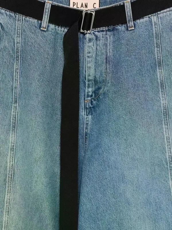 Plan C Belted Jeans
