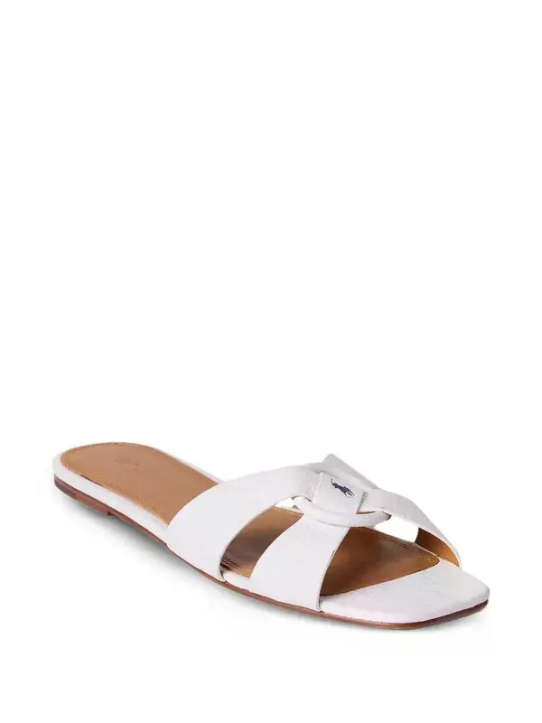 Polo Ralph Lauren Debossed-logo Flat Sandals