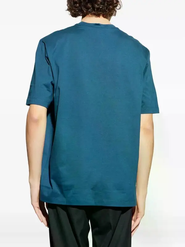 Versace Embroidered Cotton-jersey T-shirt