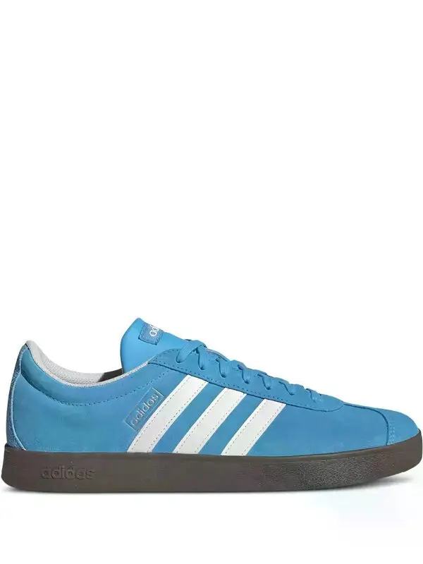 Adidas Vl Court 2.0 Striped Low-top Sneakers - Blue