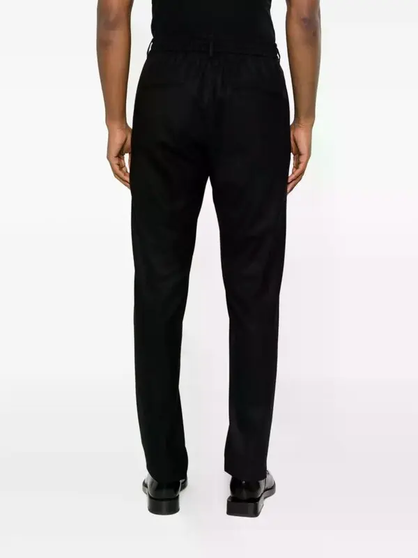 Tagliatore P-newman Drawstring Trousers - Black
