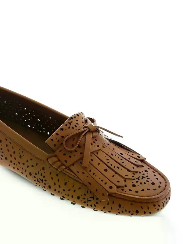TOD'S Perforated Tasselled Loafers