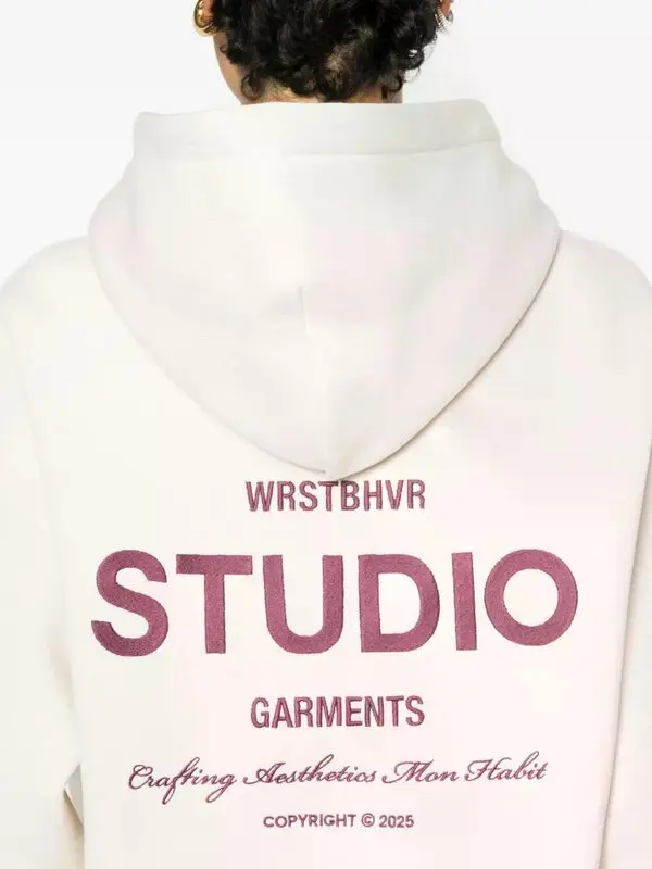 WRSTBHVR Hoodie With Pouch Pocket