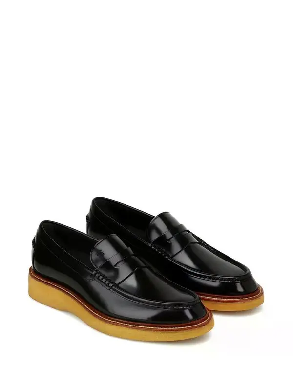 TOD'S Leather Penny Loafers