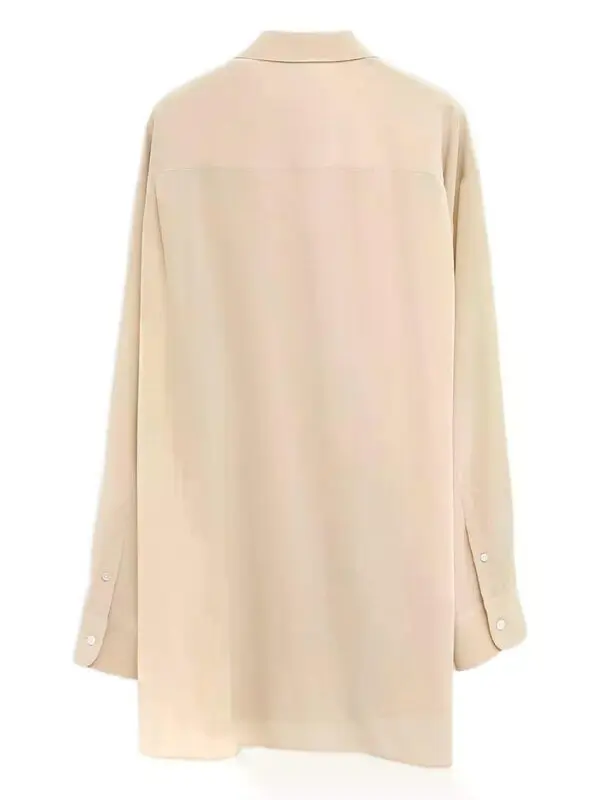 THE ROW Button Round Hem Top
