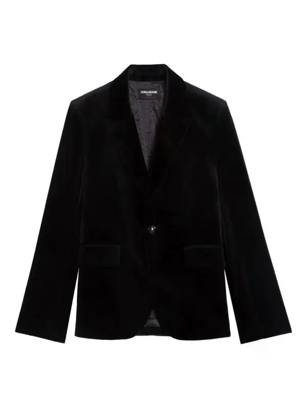 Zadig&Voltaire Vavy Velvet Blazer - Black