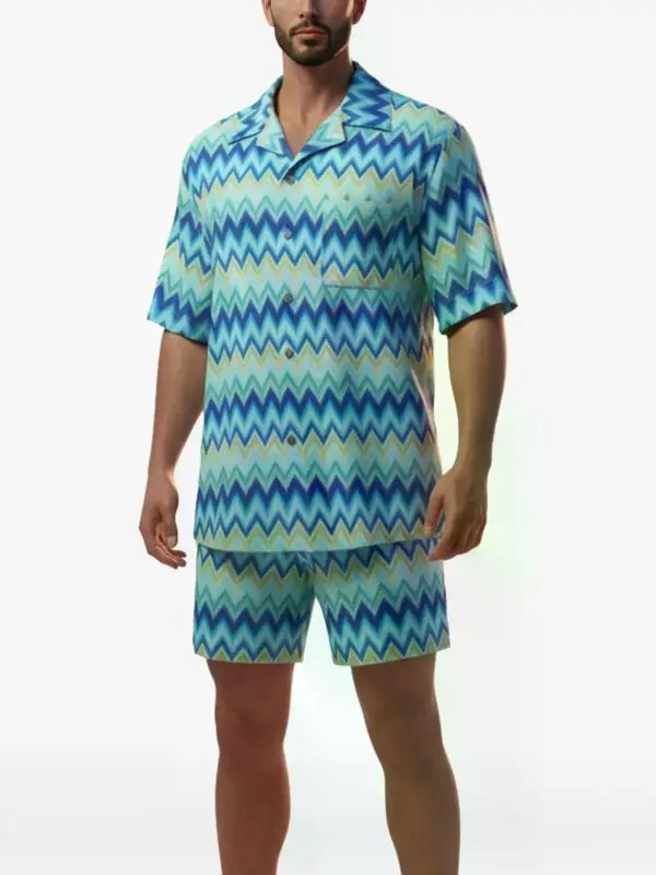 Missoni Short-sleeves Shirt - Blue