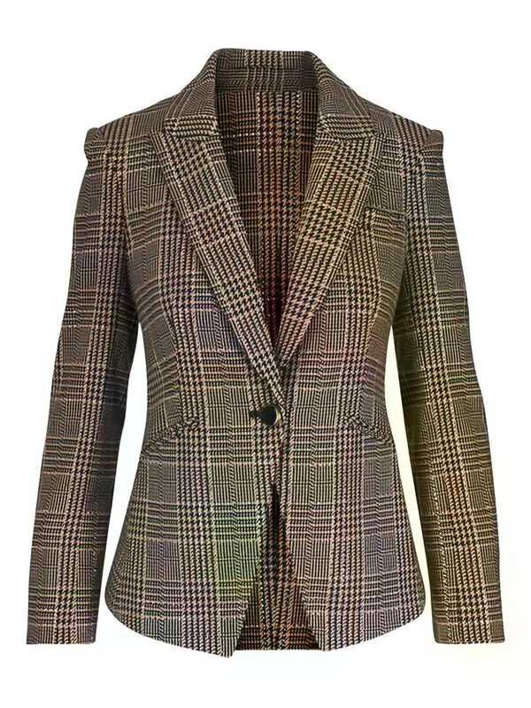 Veronica Beard Kendryn Checked Blazer
