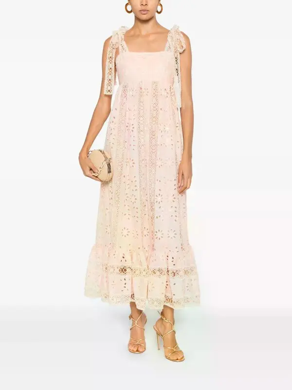 Zimmermann Awaken Eyelet-embellished Maxi Dress