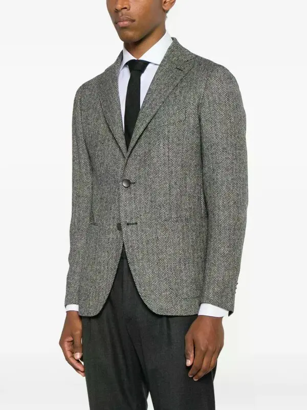 Tagliatore Herringbone Two-button Blazer