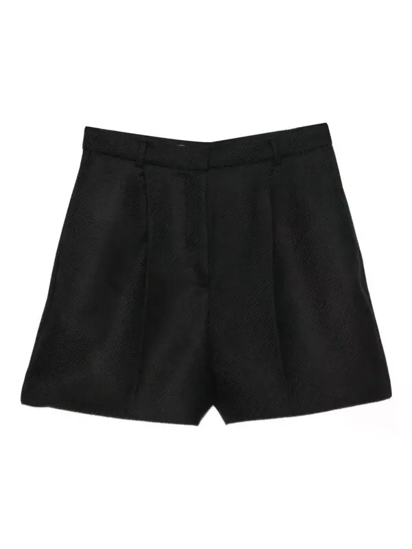 HERSKIND Pleated Shorts - Black