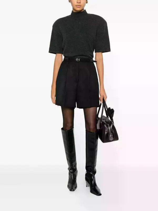 HERSKIND Pleated Shorts - Black