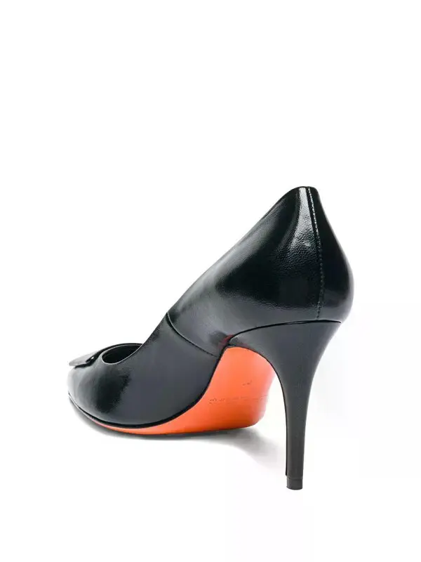 Santoni 85mm Sibille High-heel Pumps - Black